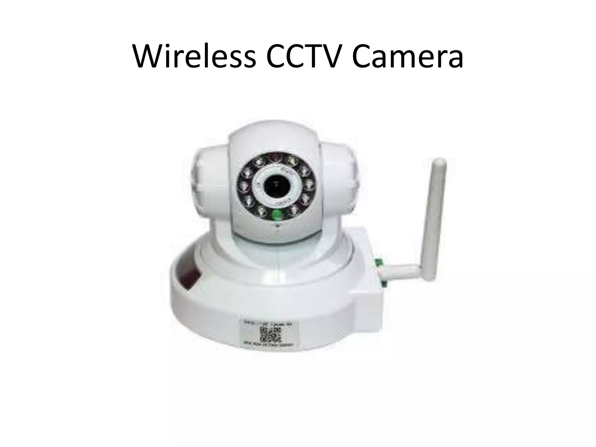 Types of CCTV Cameras | PPTX