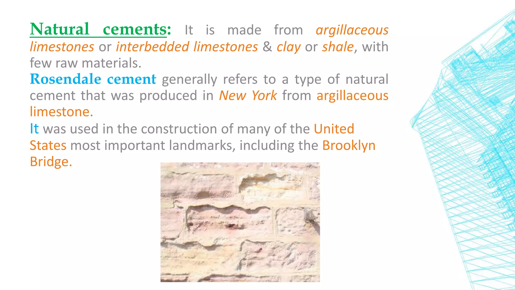 Types of cement | PPTX