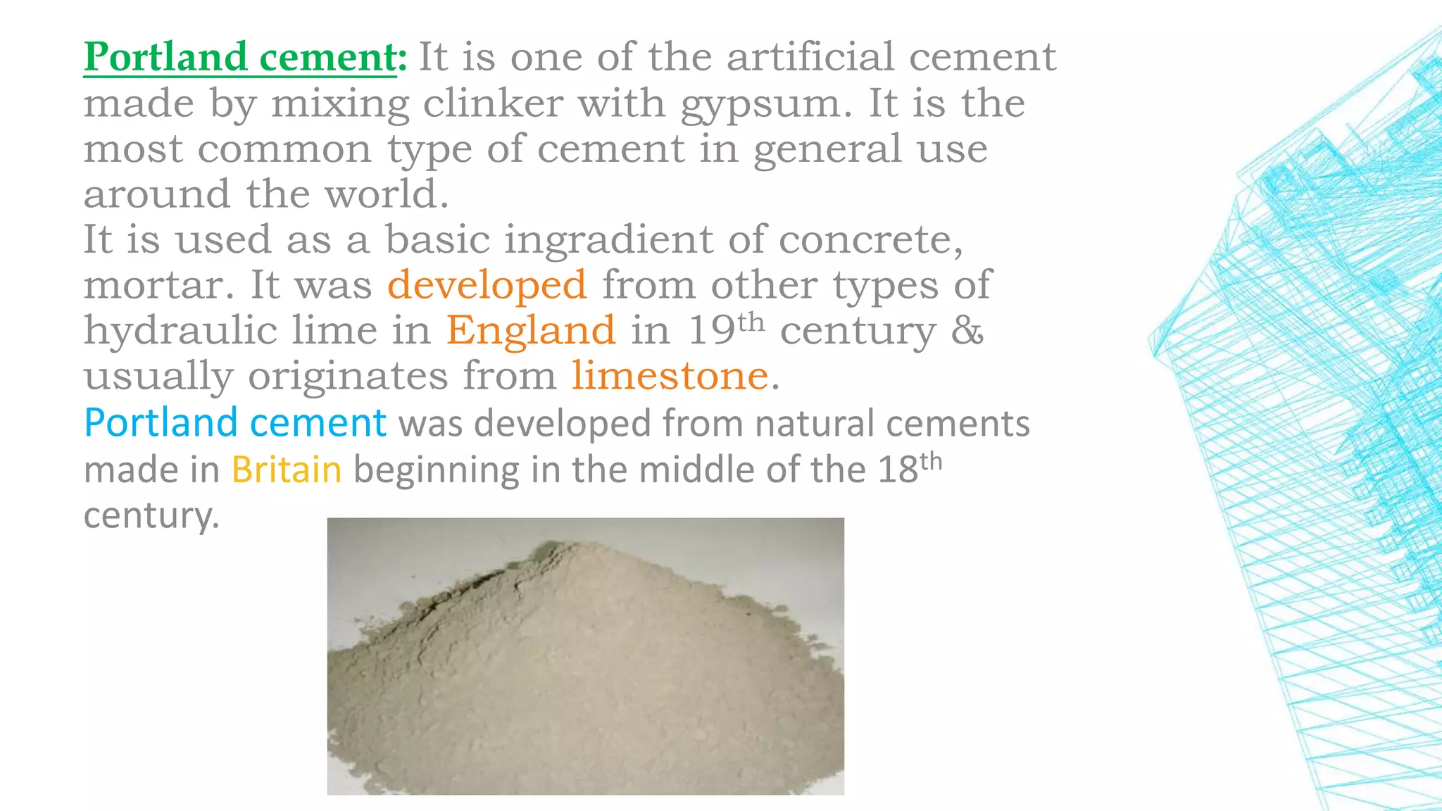 Types of cement | PPTX