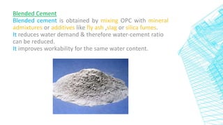 Types of cement | PPTX
