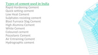 Types of cement | PPTX