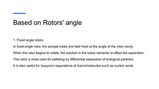 TYPES OF CENTRIFUGATION.pptx | Chemistry | Science