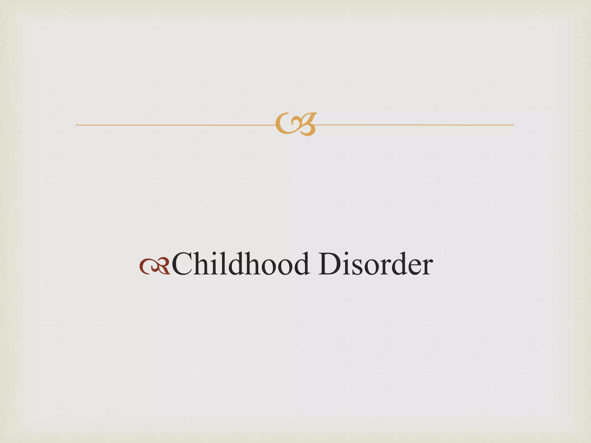 Types of challenging behaviour | PPTX