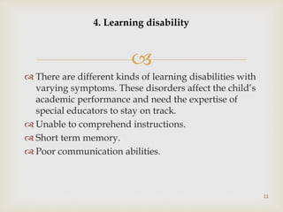 Types of challenging behaviour | PPTX