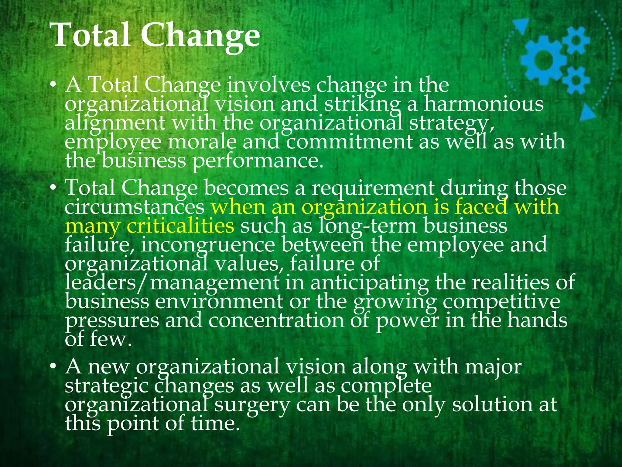 change management -Types of change | PPTX