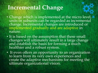change management -Types of change | PPTX