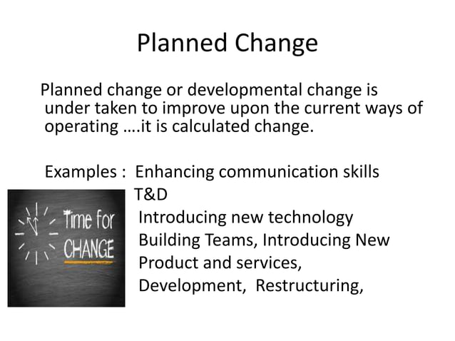 Types of Change Management in Management.pptx | Business | Business and ...