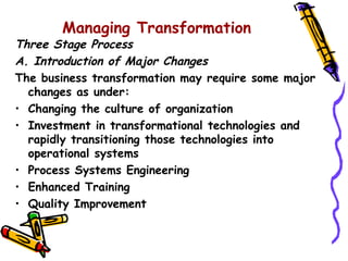 Types of changes & transformation | PPT