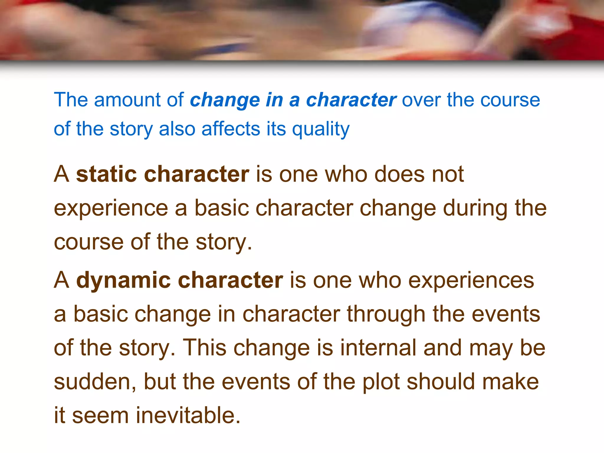 Types of characters | PPTX