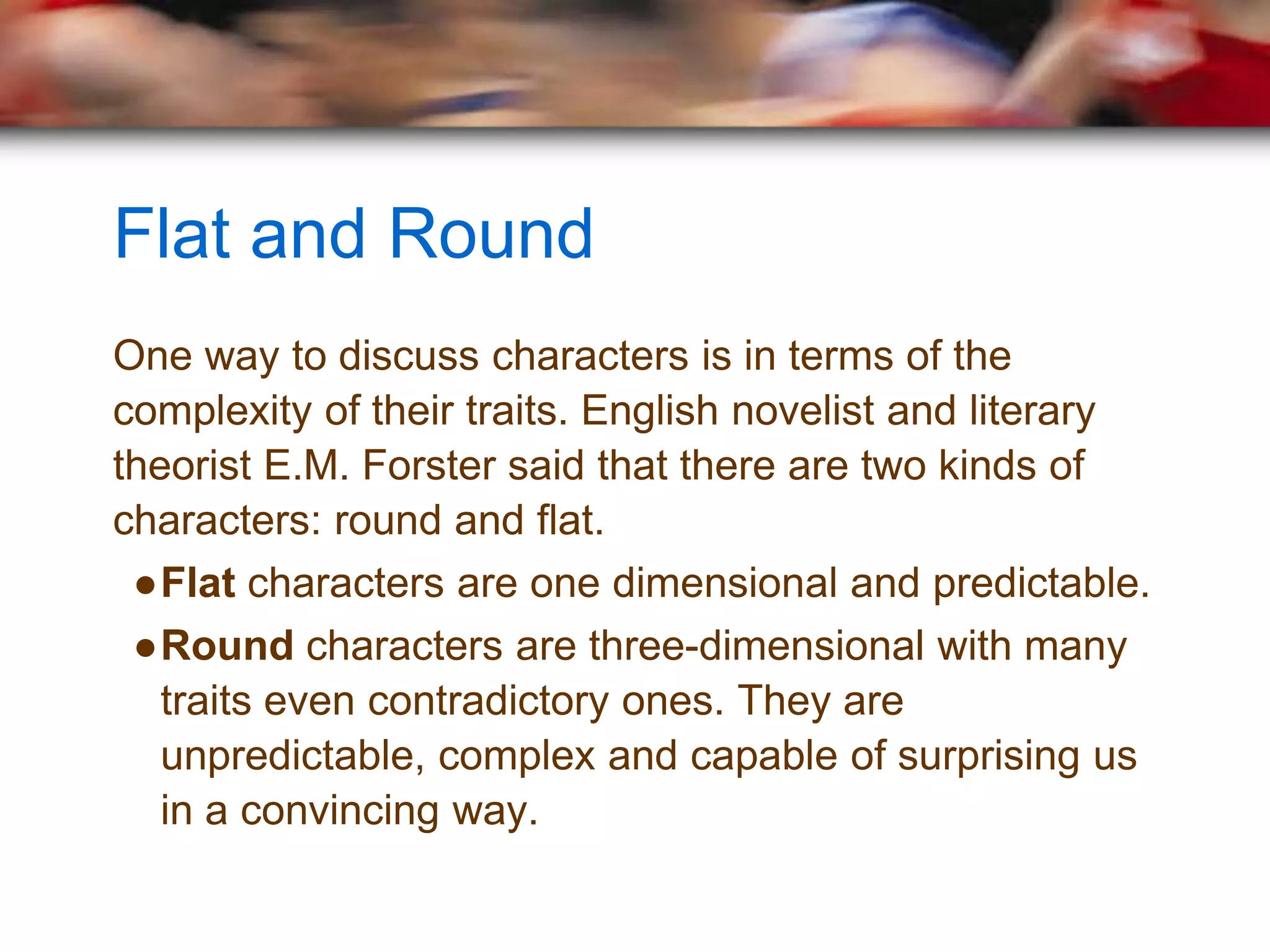 Types of characters | PPTX