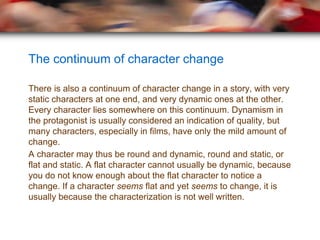 Types of characters | PPTX