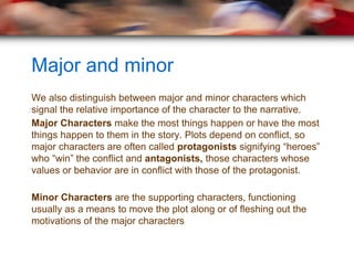 Types of characters | PPTX