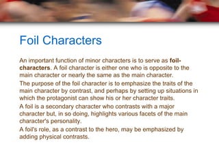 Types of characters | PPTX