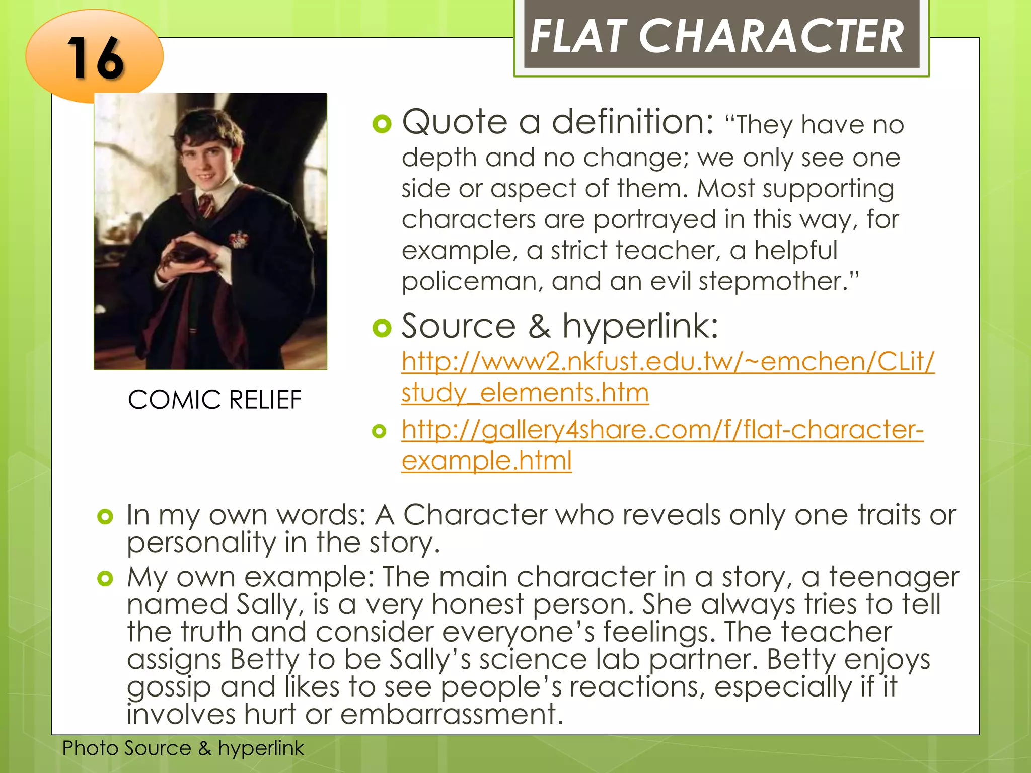 Types of Characters | PPT