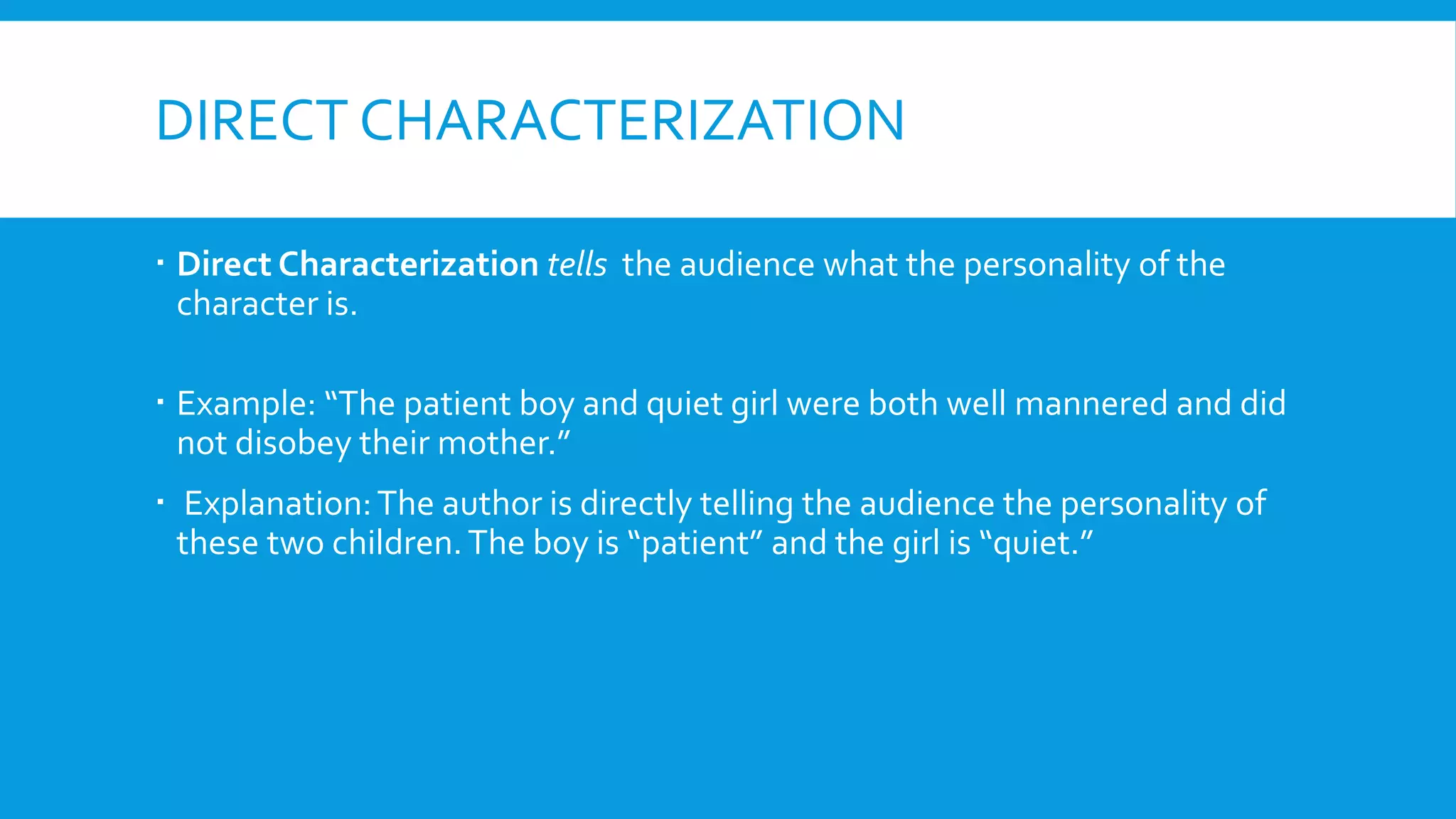 Types of Characters Lesson 2 | PPTX