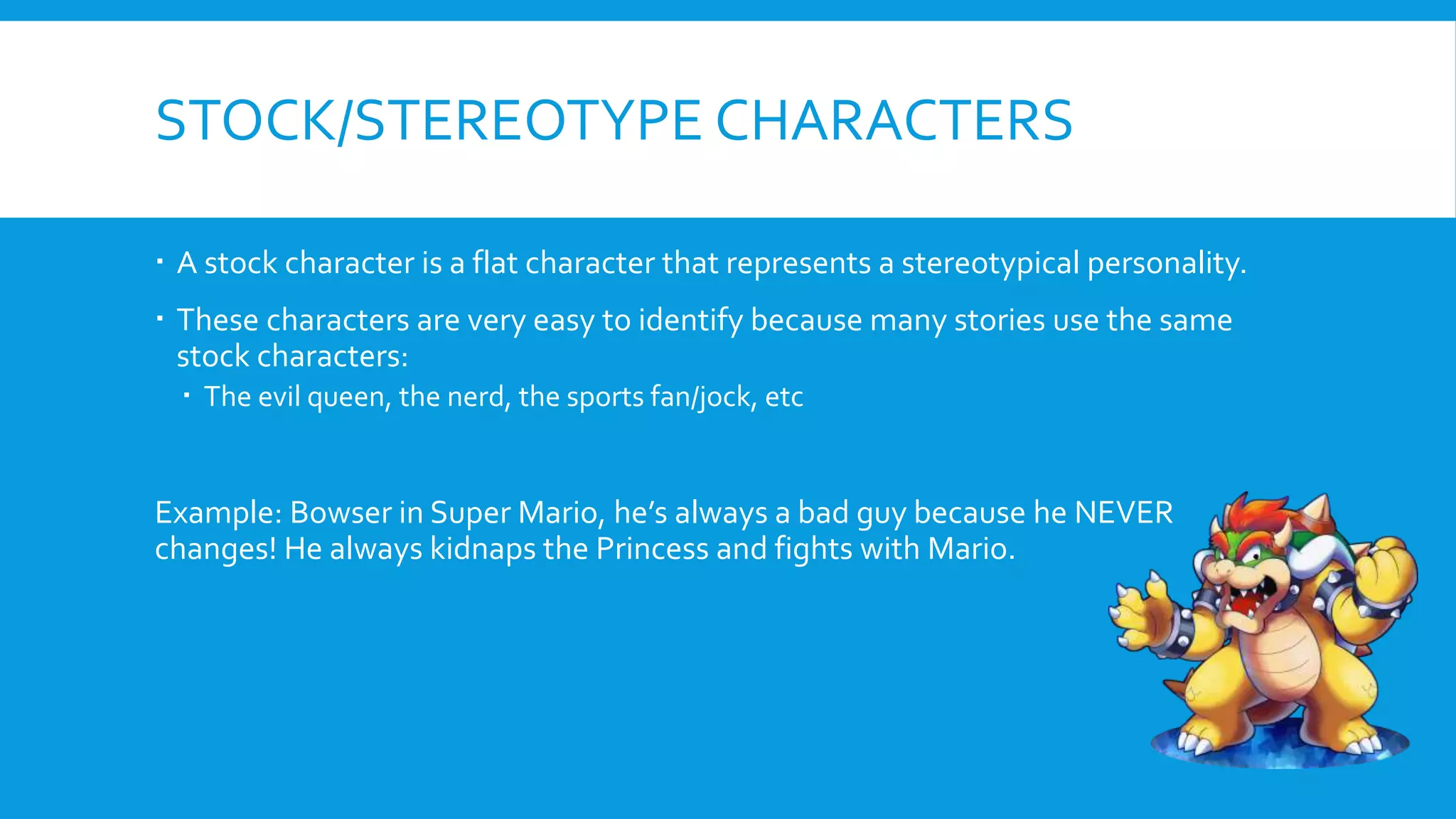Types of Characters Lesson 2 | PPTX