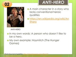 Types of charaters by: Monique Astillero (CEU) | PPT