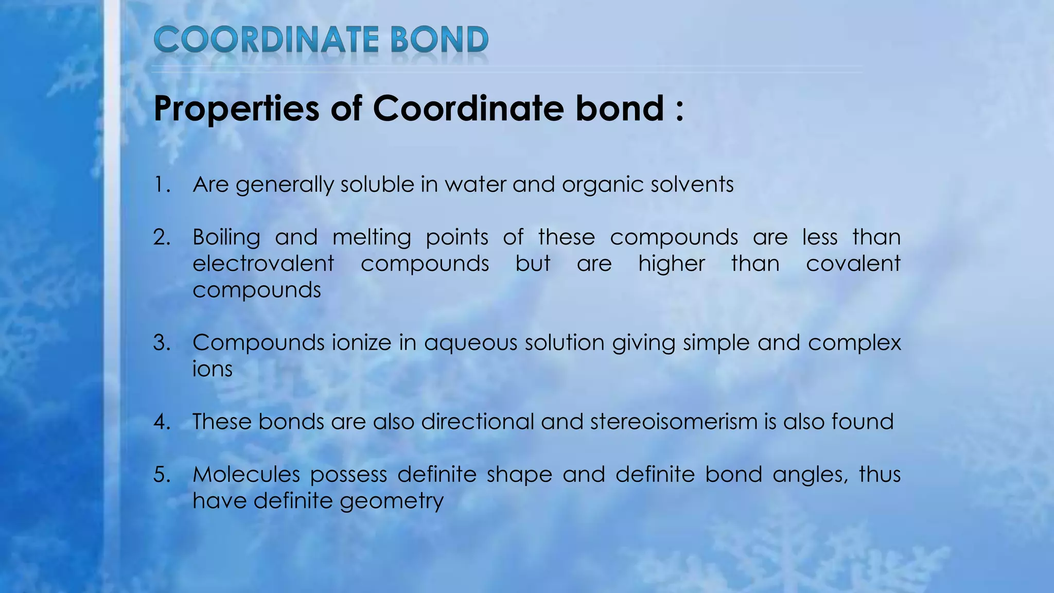 Types of chemical bonds | PPTX