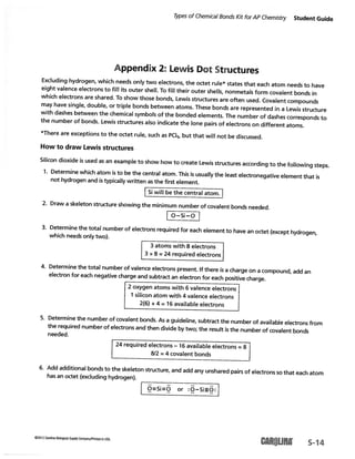 Types of chemical bonds lab | PDF