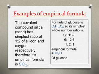 Types of chemical formula | PPTX