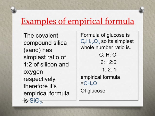 Types of chemical formula | PPTX