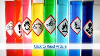 Types of Chemical Hazards and How to Manage Them | PDF