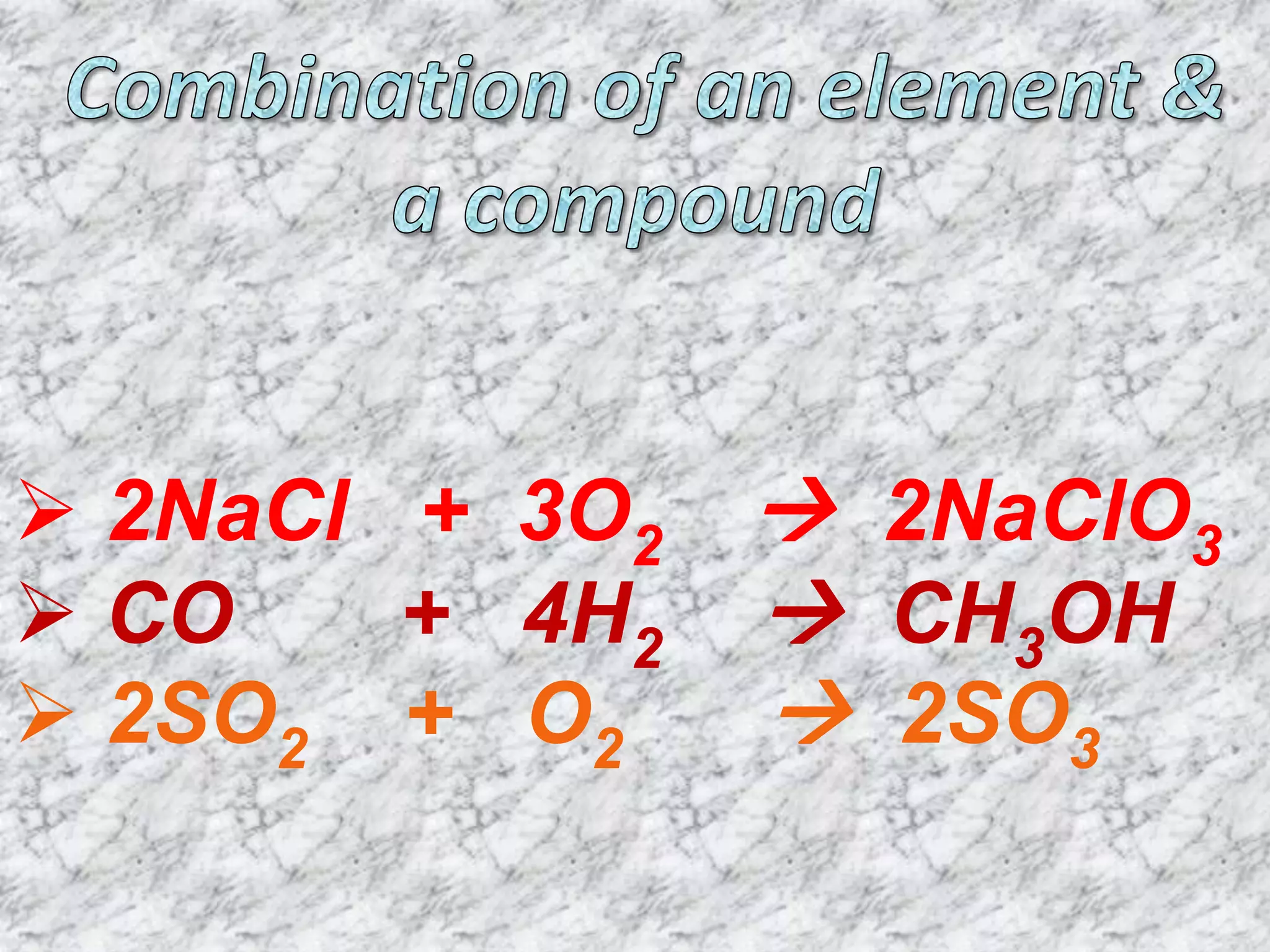 Types of chemical reaction | PPT