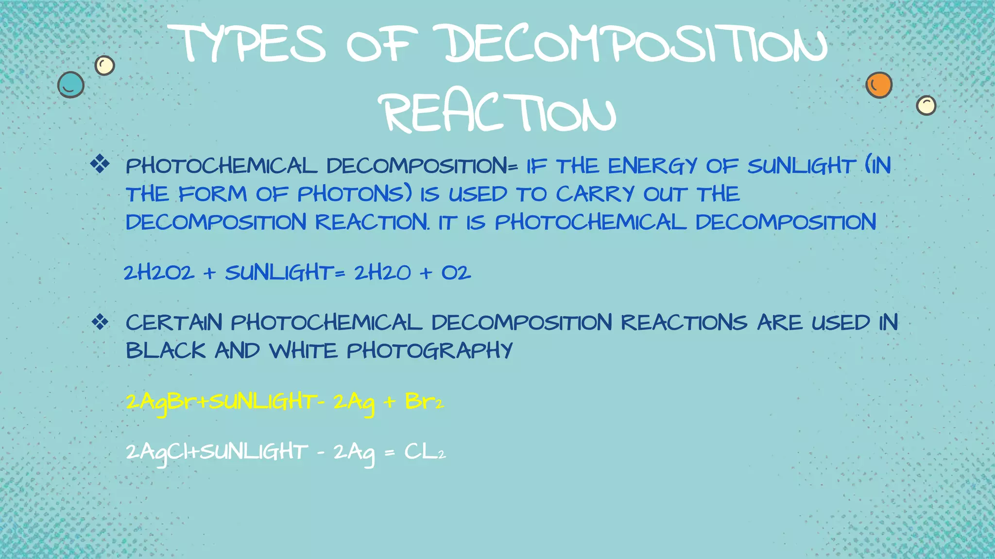 Types of chemical reaction | PPTX