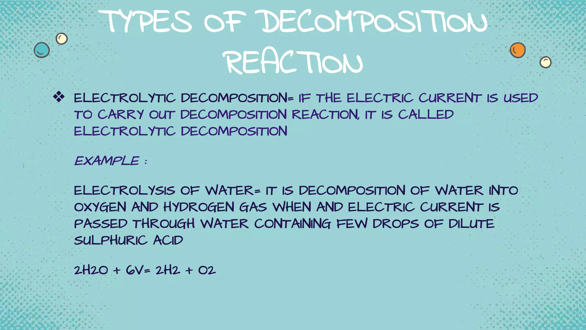 Types of chemical reaction | PPTX