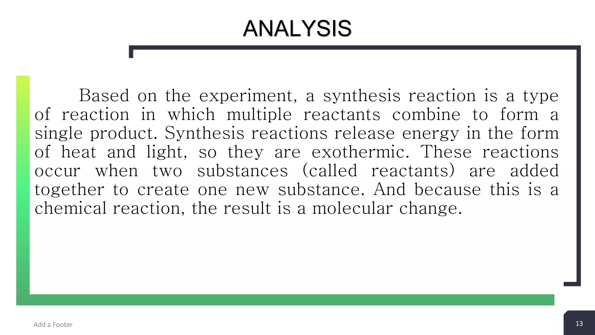 Types of chemical reactions - Laboratory Activity | PPTX