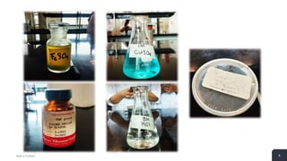 Types of chemical reactions - Laboratory Activity | PPTX