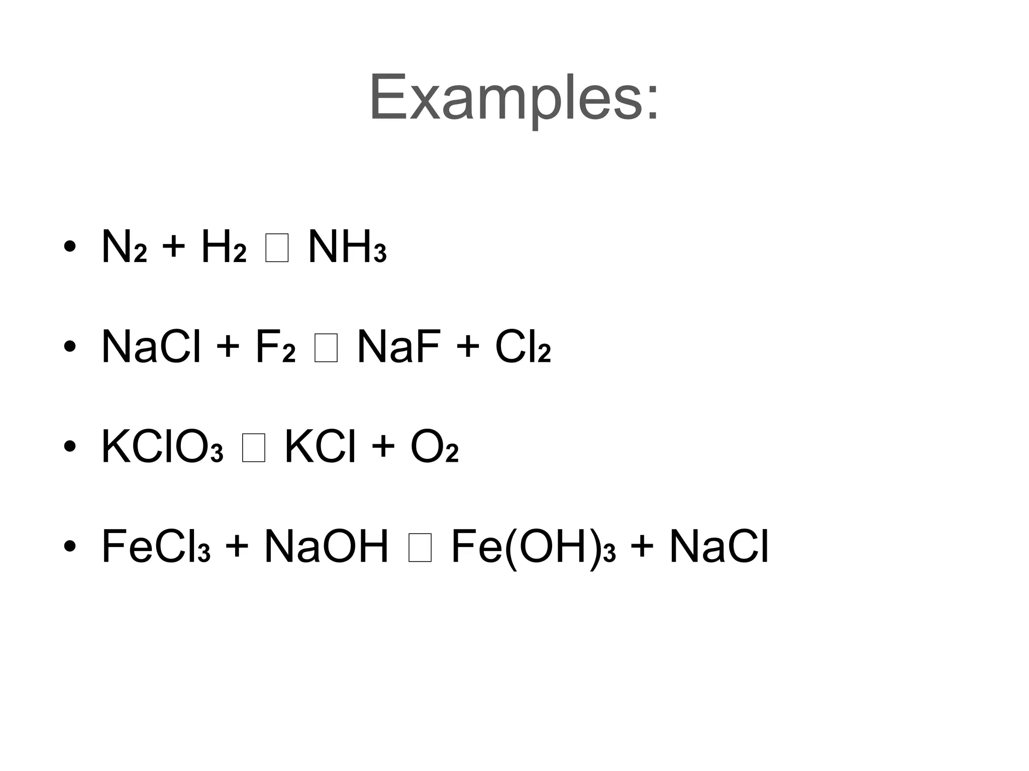 Types of chemical reactions | PPTX