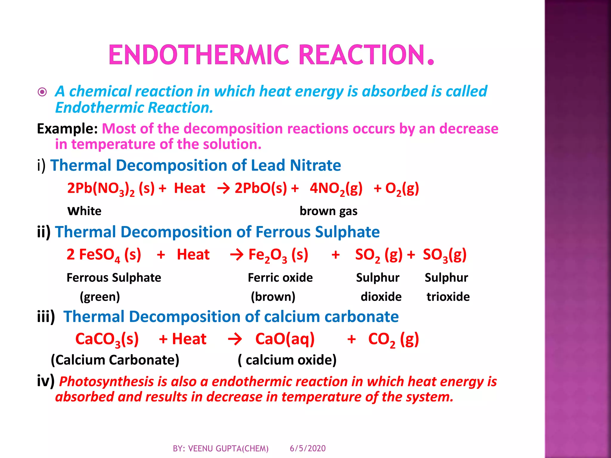 Types of chemical reactions | PPTX