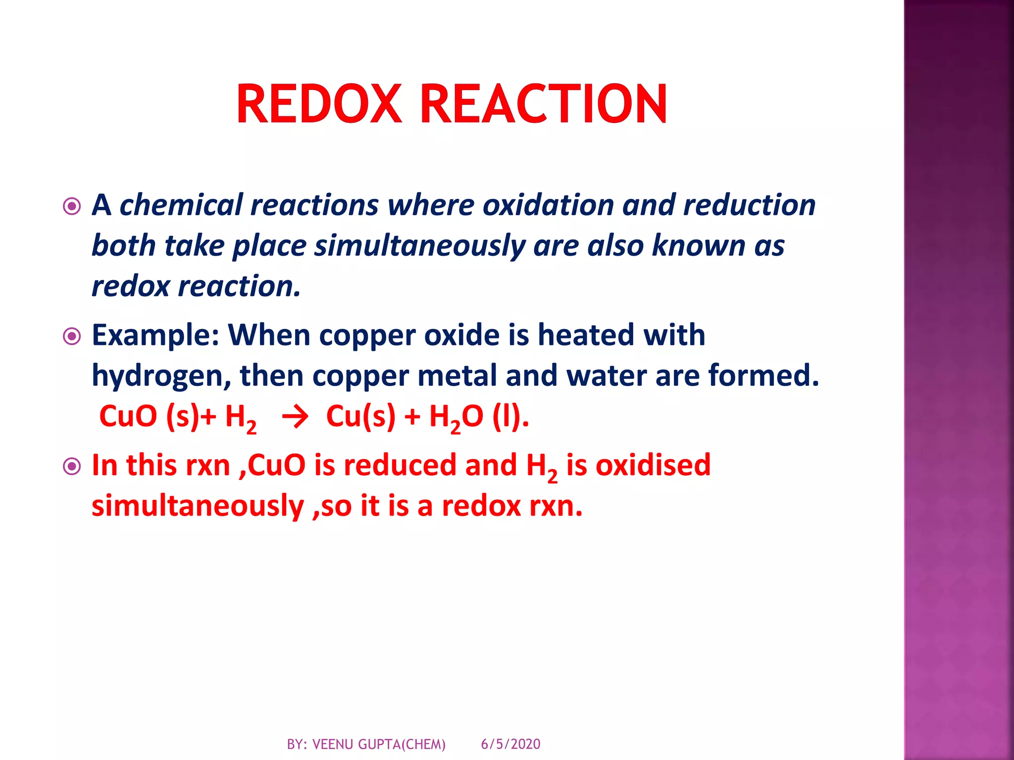 Types of chemical reactions | PPTX