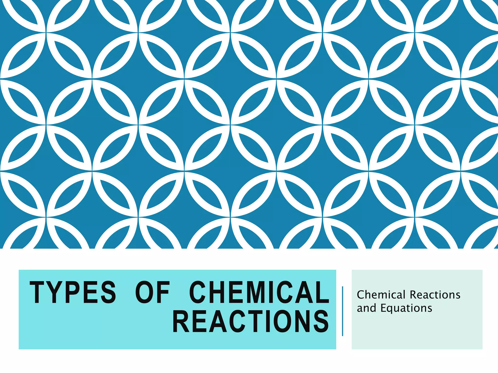Chapter 1 chemistry chemical Equations and Reactions | PPT
