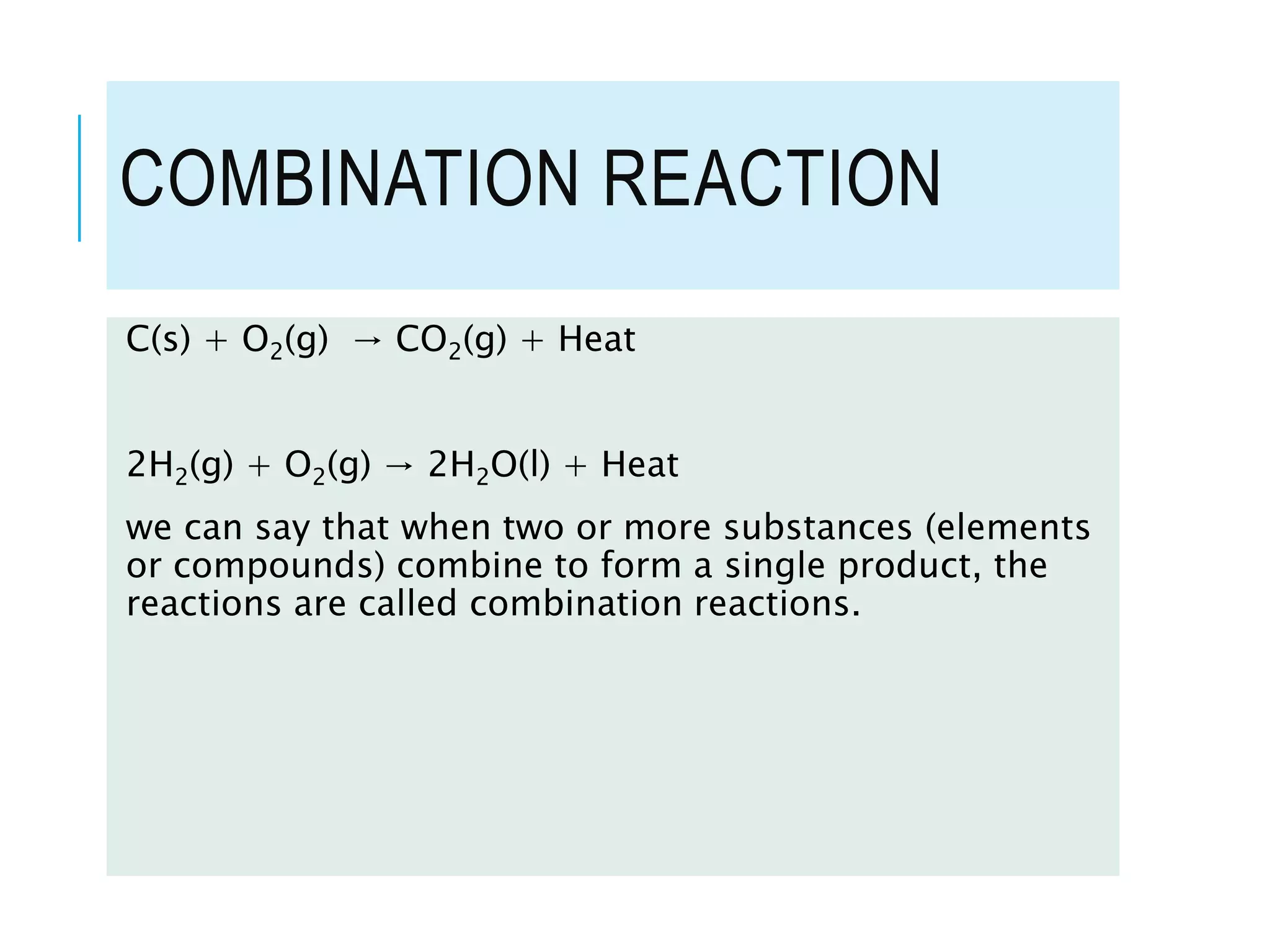 Chapter 1 chemistry chemical Equations and Reactions | PPT
