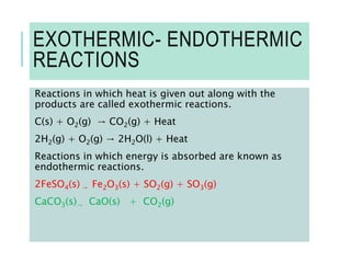 Chapter 1 chemistry chemical Equations and Reactions | PPTX