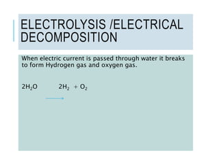 Chapter 1 chemistry chemical Equations and Reactions | PPT