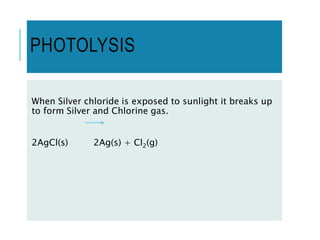 Chapter 1 chemistry chemical Equations and Reactions | PPT