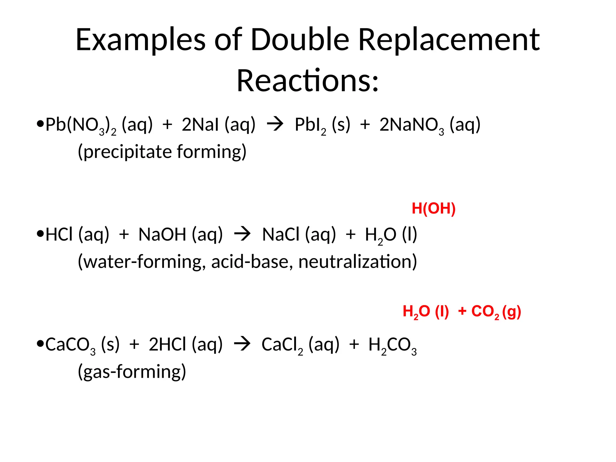 Types of Chemical Reactions. .ppt