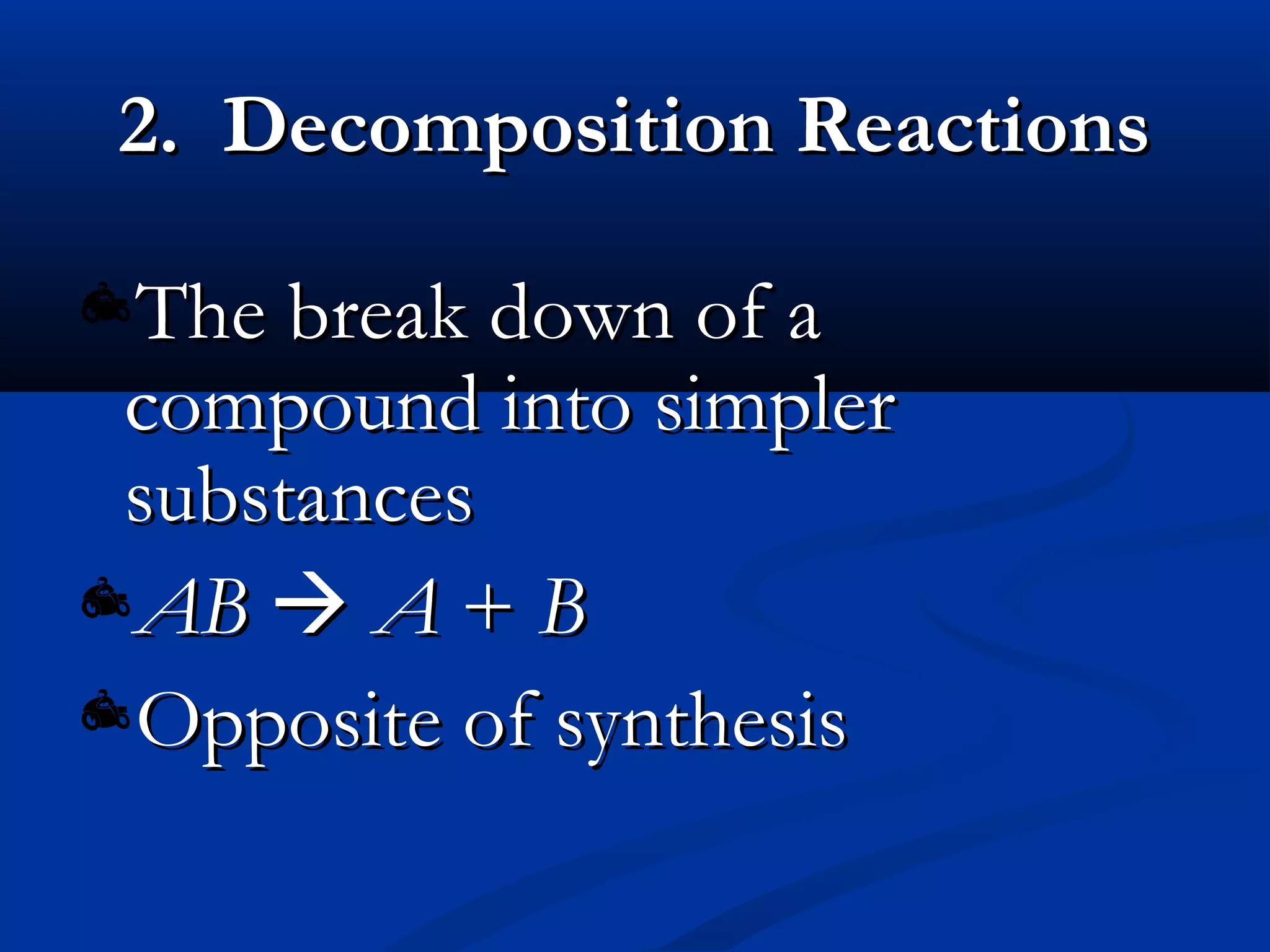 Types of Chemical Reactions | PPT