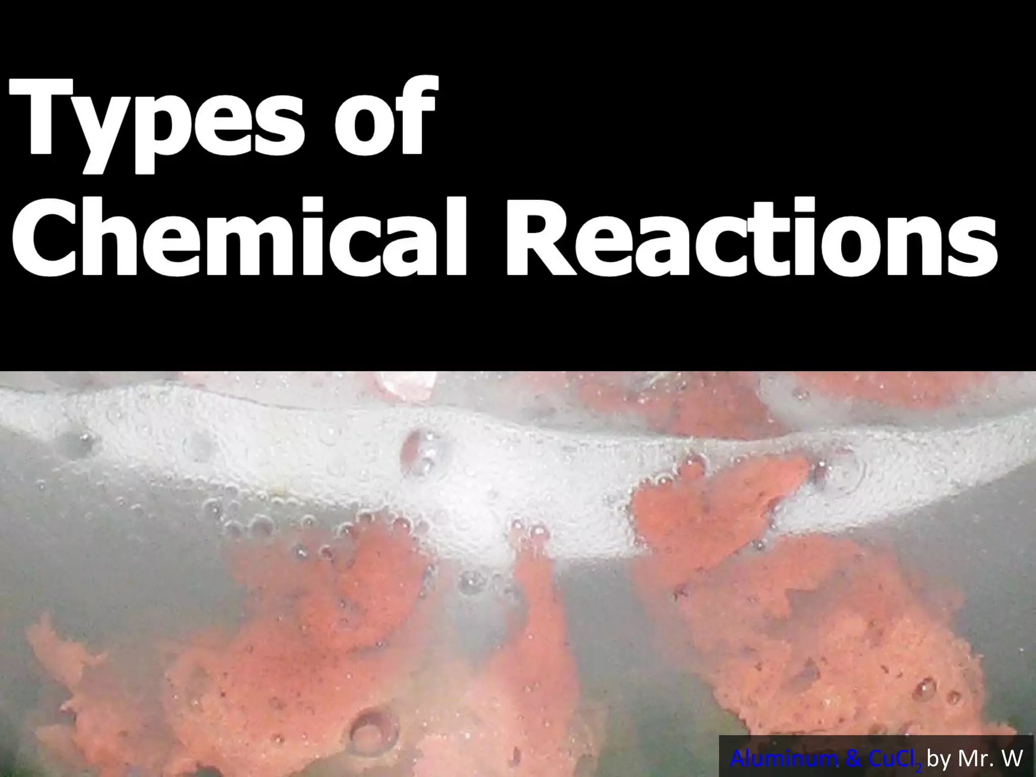 Types Of Chemical Reactions With Diagrams | PPT