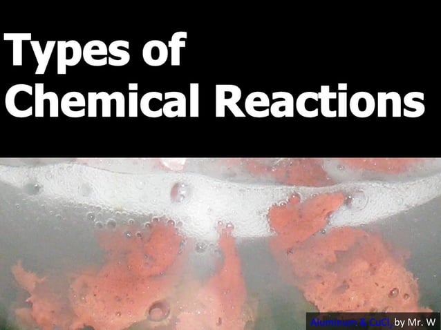 Types Of Chemical Reactions With Diagrams | PPT