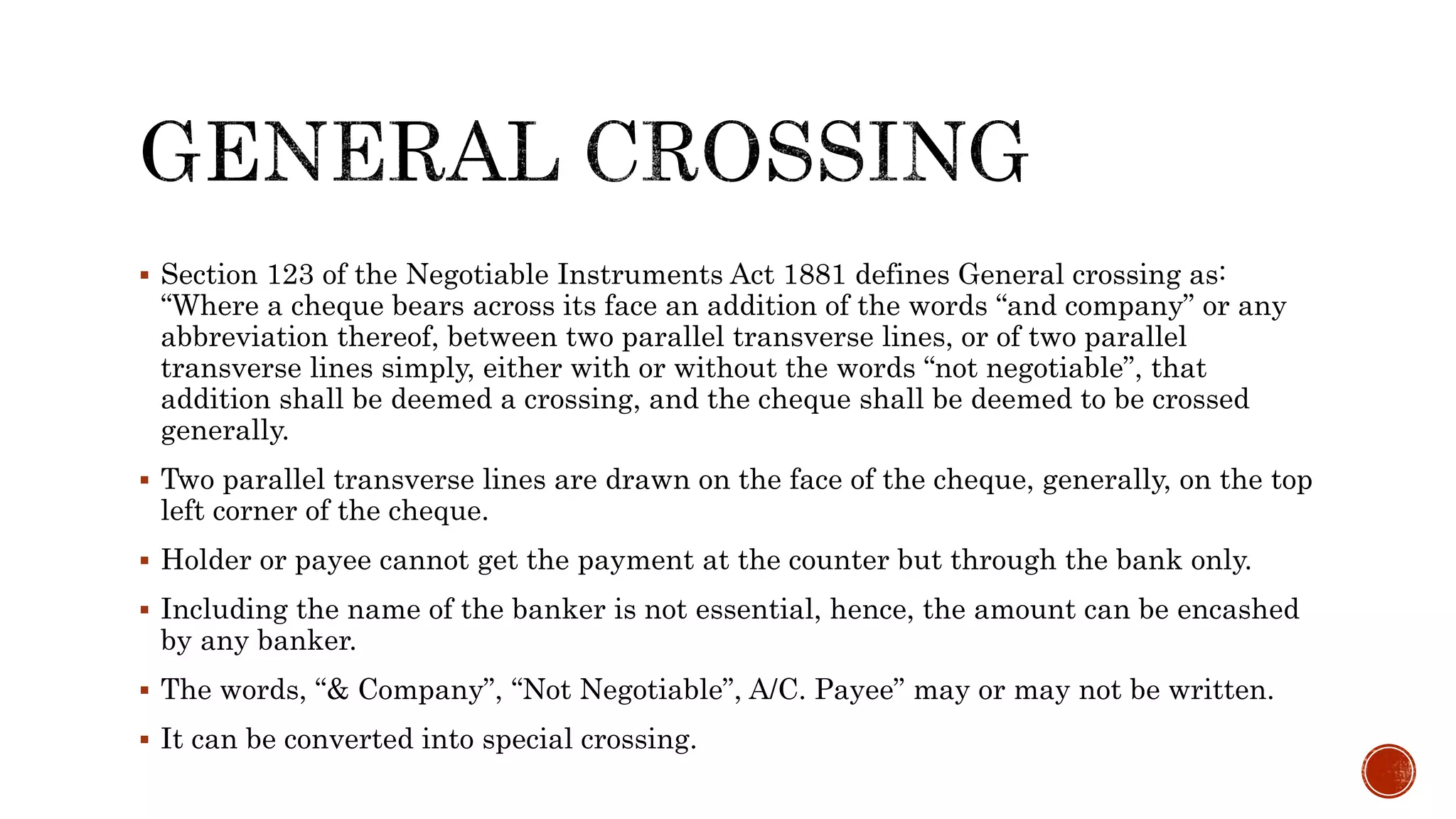 Types of Cheque | PPTX