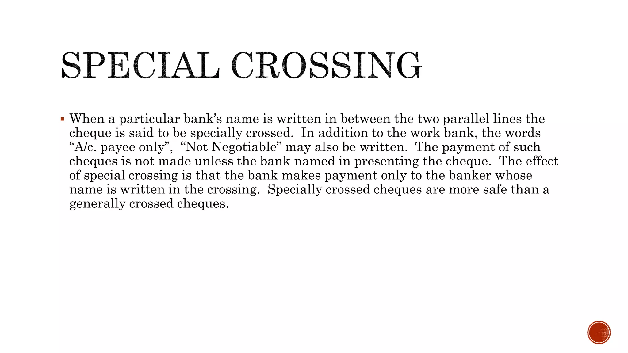 Types of Cheque | PPTX