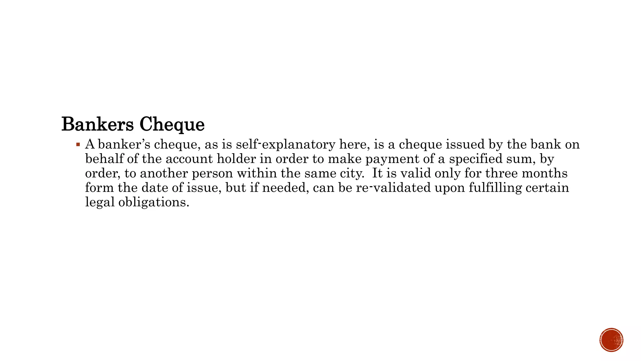 Types of Cheque | PPTX