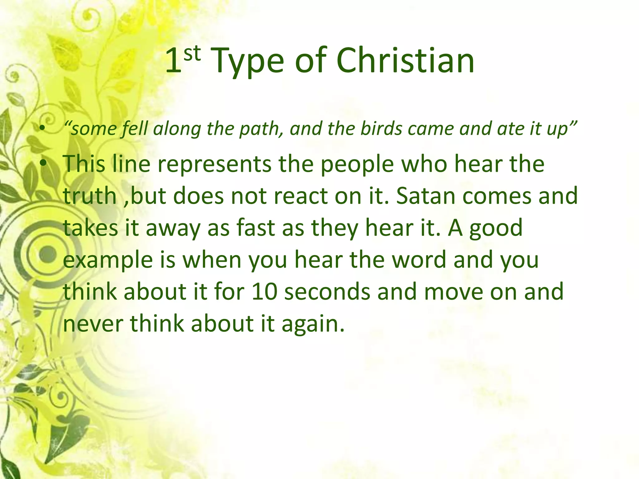 Types Of Christians | PPTX
