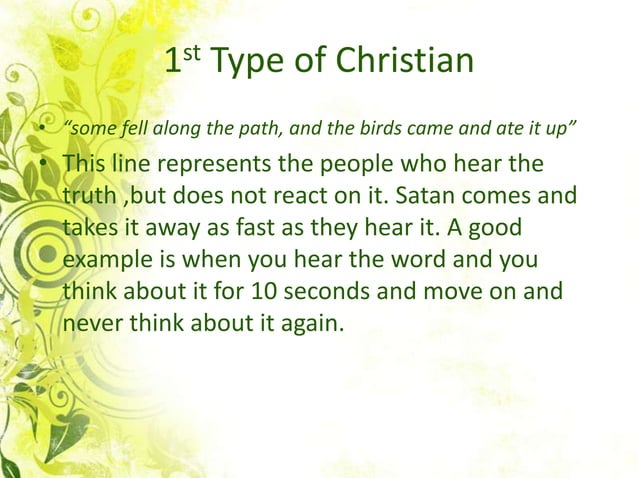 Types Of Christians | PPTX