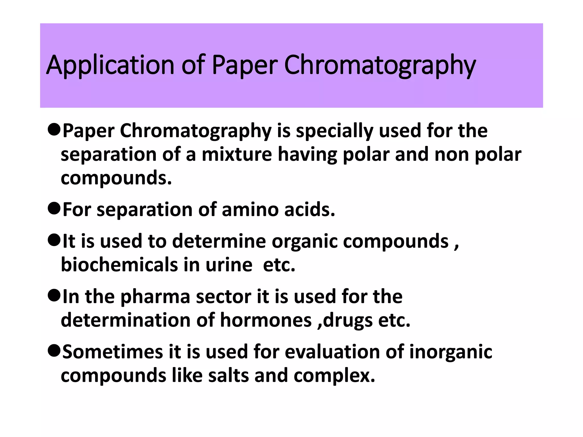Types of chromatography | PPTX