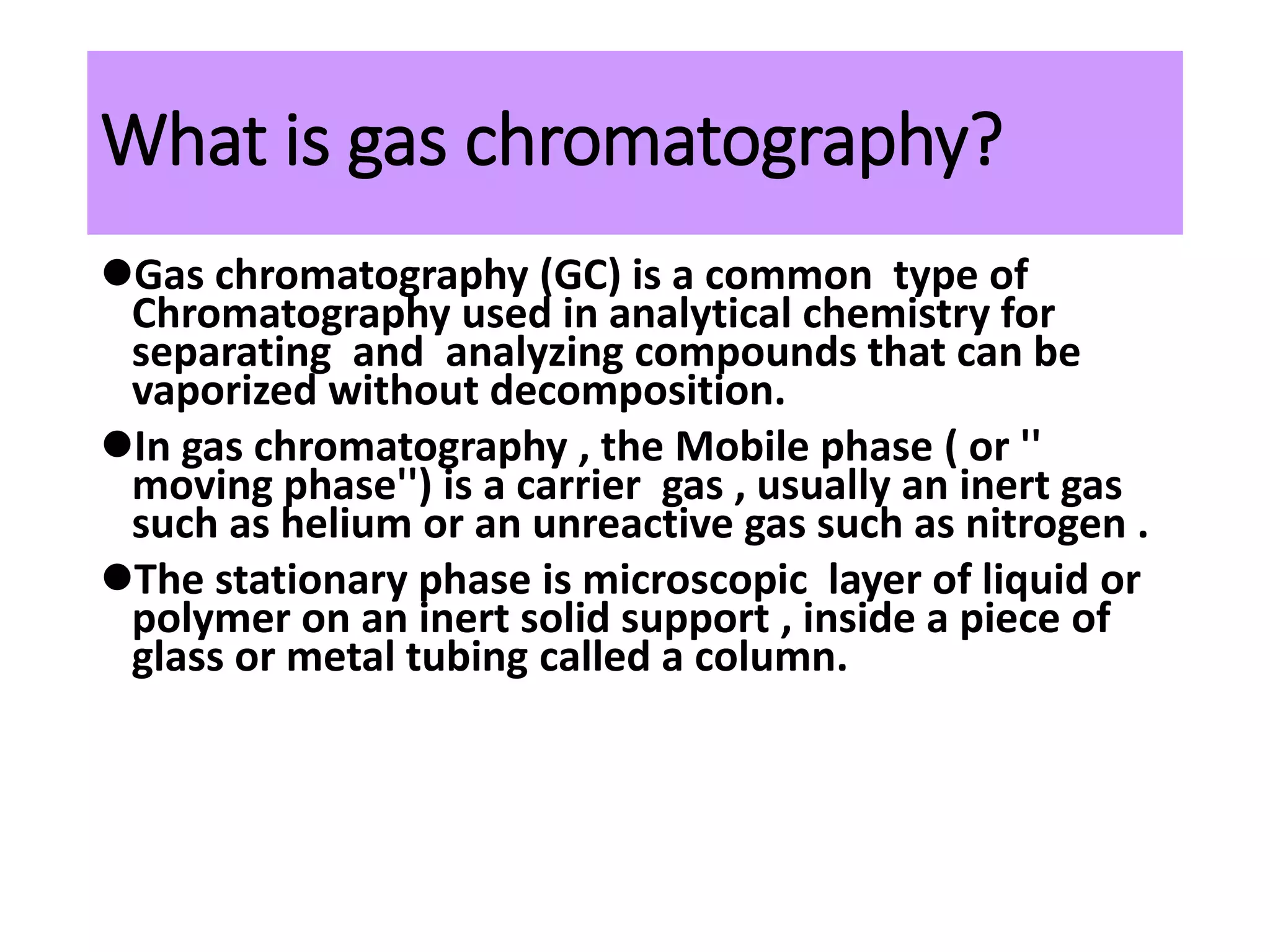 Types of chromatography | PPTX